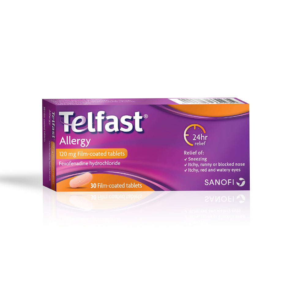 Telfast Allergy 120mg Tablets 30's – Klevu Demo